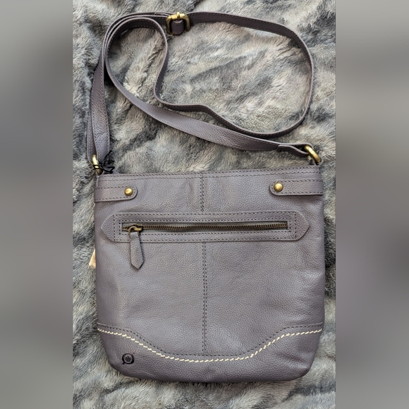 Born | Bags | Born Gray Crossbody New W Small Flaw All Leather | Poshmark